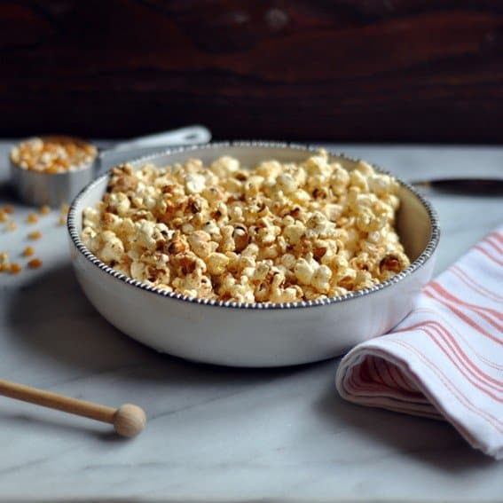 Spicy-Sweet Shichimi Togarashi Popcorn - Turntable Kitchen